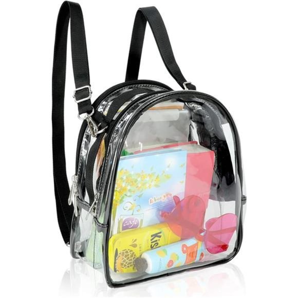 Bags | Clear Bag Stadium Approved Clear Mini Backpack Clear Concert ...